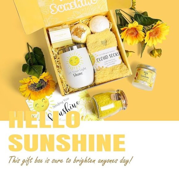 Bath & Body | Hello Sunshine Bath Body Gift Set Yellow | Poshmark